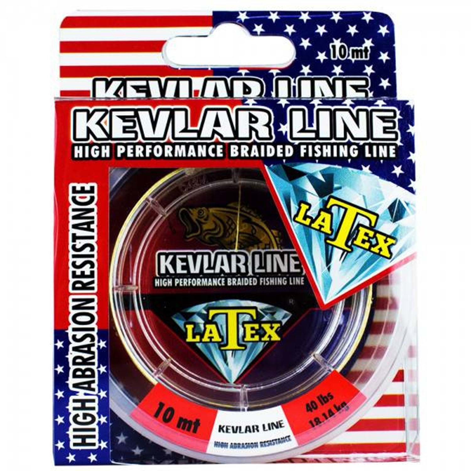 Latex Kevlar Line 10 Metre - 150 LBS - Avcı Market